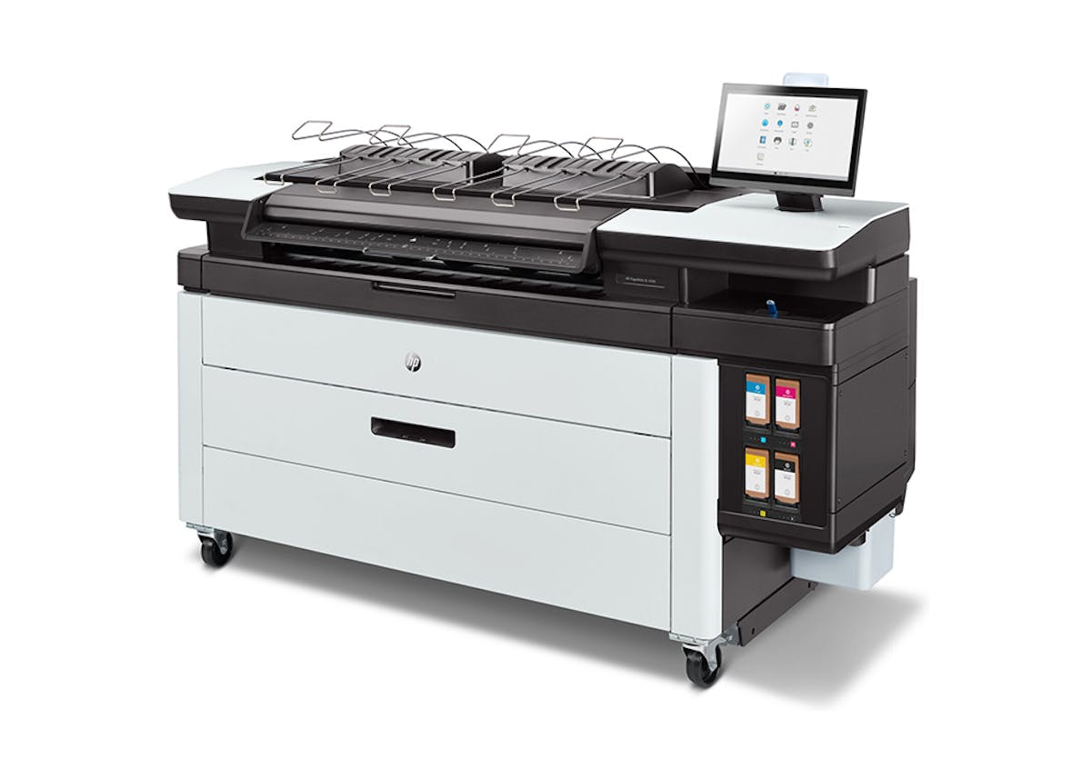 HP PageWide XL 4200 MFP Printer with Top Stacker - Konica Minolta